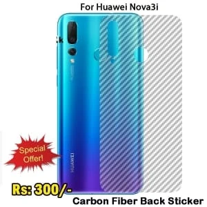 Buy Huawei Nova 3i / Nova 3i Back Sticker / Carbon Fiber Screen Protector