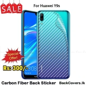 Buy Huawei Y9s / Y 9s / Y9 s Back Sticker / Carbon Fiber Screen Protector