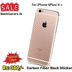 Buy iPhone 6Plus / 6+ / 6 Plus Back Sticker / Carbon Fiber Screen Protector