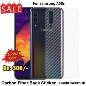 Buy Samsung A50s / A50 s / A 50s Back Sticker / Carbon Fiber Screen ...