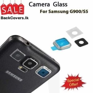 Buy Samsung G900 / G 900 / S 5 / S5 Camera Glass with Adhesive Sticker