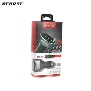 Buy RECRSI 3.8 A USB 3 Car Charger Car-08