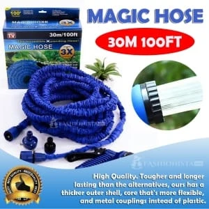 Buy Magic Hose 30m 100ft Plastic Hose With Spray Gun
