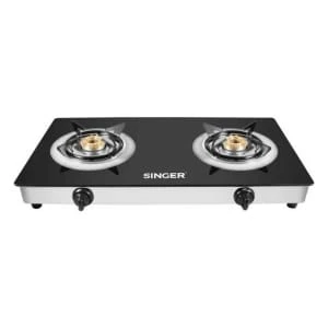 Buy Singer Glass Top 2 Burner Gas Cooker STT-KGT200