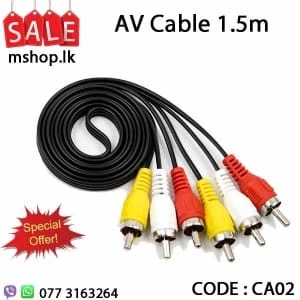 Buy 1.5M 3RC to 3RC AV Cable