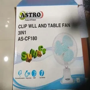 Buy Astro Clip Wll And Table Fan
