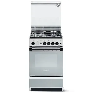 Buy Elba Electric Cooker With 3 Gas Burners & 1 Hot Plate - 50Cm - Ss ...