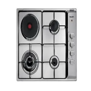 Buy Elba-Hob With Hot Plate & Safety - 60Cm - Ss