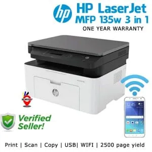 Buy HP LaserJet MFP 135W 3 in 1 Printer