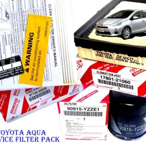 Buy Sevice Pack for Toyota AQUA Oil,Air & AC/Cabin Filters