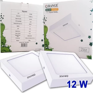 Buy Orange LED Panel Lights 12W Surface Mounting Square