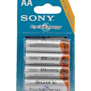 Buy Sony AA Rechargeable batteries 4 Pack Ni-MH NIMH Sony