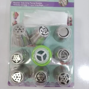 Buy Stainless Steel Decorating Cake Icining Nozel Set 10 Pcs