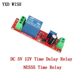 Buy DC 5V 12V Delay Relay Shield Module NE555 Timer Switch