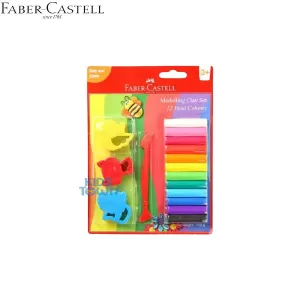 Buy Faber Castell Modelling Clay Set With 12 Vivid Colours