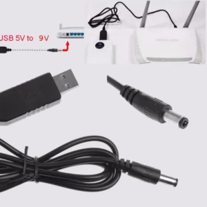 Buy USB to Router 5v to 12v DC 1 Meter Cable Module