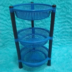 Buy Round Vegetable Rack 3 Layer Kitchen Rack