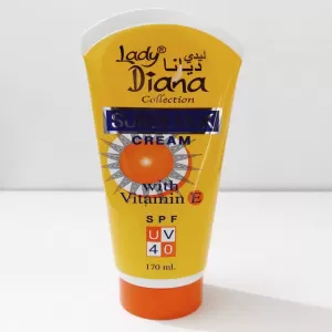 Buy Lady Diana Sun Block Cream Vitamin E 170ml SPF UV 40