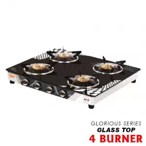 Buy Gas Cooker Glass Top 4 Burner Glourious 401