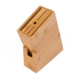Buy Wooden Knife Holder Functional Bamboo Knife Block