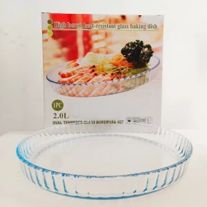 Buy Pyrex Round Glass Baking Dish High Boron Heat Resistant