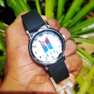 Buy BTS Ladies fashion watch rubber straps