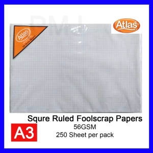 Buy Square Rule Foolscap Paper A3 size 250 Sheet pack
