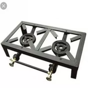 Buy Gas Cooker Portable Angle Iron Double Burner Stove