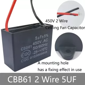 Buy Stand Wall Fan 2 Wire Capacitor 5.0uF