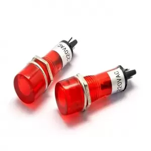 Buy Indicator Signal Pilot Lamp 10mm LED Light 220V-Pack of 3