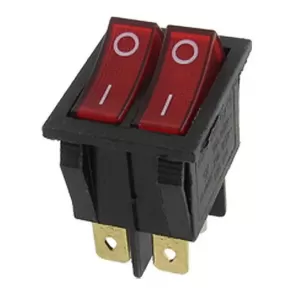 Buy Rocker Switch Dual 6-Pin Shipboard 15A/250V 20A/125V (R)