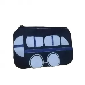 Buy Kids Bus Shape Pencil Pouch Purse-Yellow