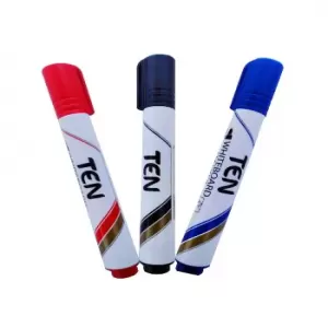 Buy Ten Whiteboard Marker-Black