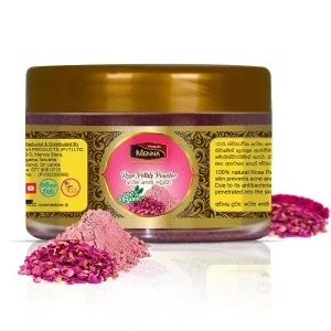 Buy 100% Organic Rose Petals Powder (100g)