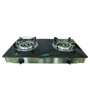 Buy Glass Top Double Burner Gas Cooker