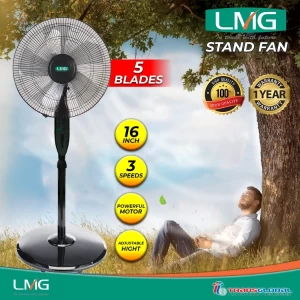 Buy LMG Stand Fan 16" 5 Blades