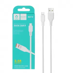 Buy Denmen USB to Micro High Speed Data Cable - White