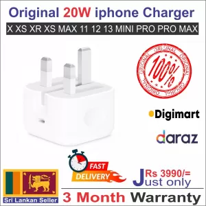 Buy Genuine 20W Type C 3 pin Fast Charger Dock Charging Dock