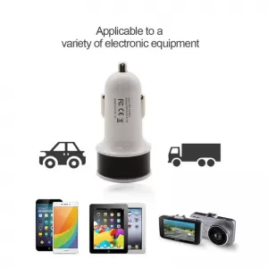 Buy Universal Double USB Car Safety Charger Portable Smartphones