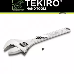 Buy Adjustable wrench 200mm 8 inch spanner tekiro box