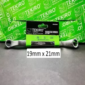 Buy Box end wrench 19 x 21 spanner 19mm x 21mm 45 degree sunk panel