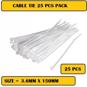 Buy Cable tie 3.6mm x 150mm wire tie clip clamp wiring