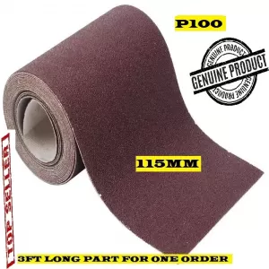 Buy Canvas sandpaper 3ft p100 for wood steel wall painting sander