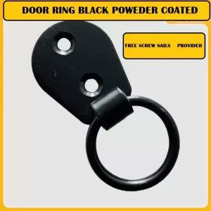 Buy Door ring steel black powder coated door window