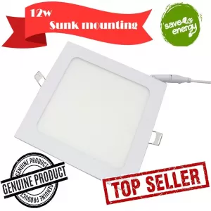 Buy Led panel light 12w ceiling light sunk mounting light recessed square