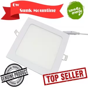 Buy Led panel light 6w sunk mounting square type