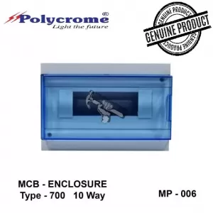 Buy Mcb box type 700 10 way switch home office polycrome disctribution box