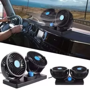 Buy DC12V 12W Car Dash Vehicles Dual Headed Cooling Fan