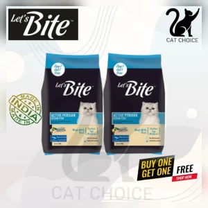 Buy Let's Bite Active Persian Cat Dry Food, Ocean Fish (1Kg)