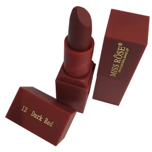 Buy MISS ROSE Lipstick Matte - Dark Red (#12)